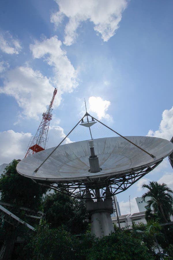 Satellite stock photo. Image of network, equipment, communications ...