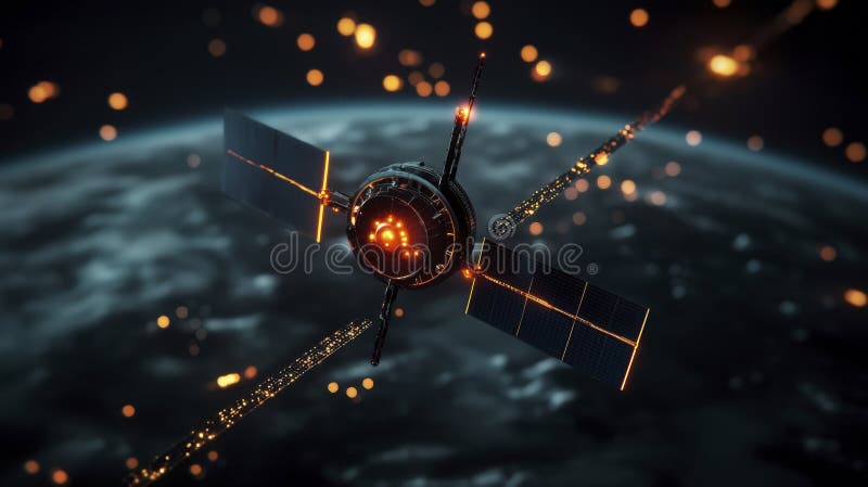 Satellite Technology Revolution High-speed Connectivity Space Digital ...