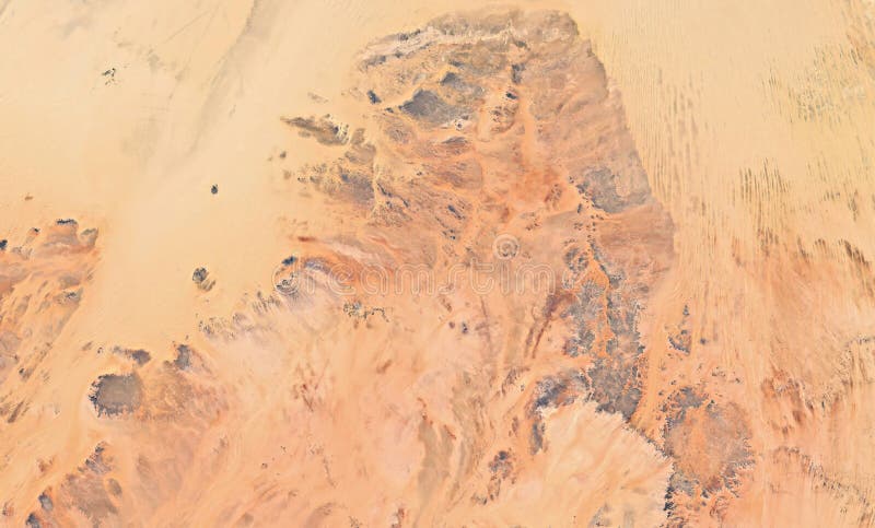 Satellite Top View Texture Over Egypt Stock Photo - Image of ...