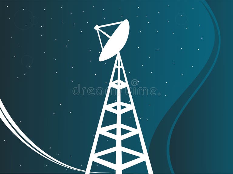 Satellite Tower Stock Illustrations – 14,409 Satellite Tower Stock ...