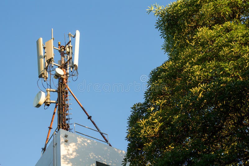 Satellite transmitter stock photo. Image of frequency - 61066586