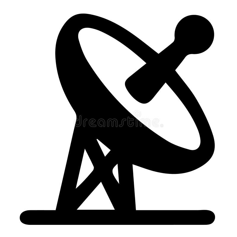 Satellite Tv Vector Icon. Simple Isolated Vector EPS 10 Stock Vector ...