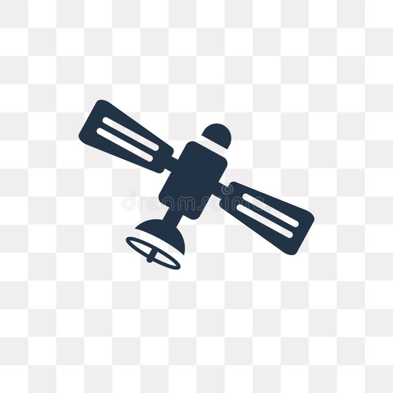 Satellite TV Dish Vector Icon Isolated on Transparent Background Stock ...