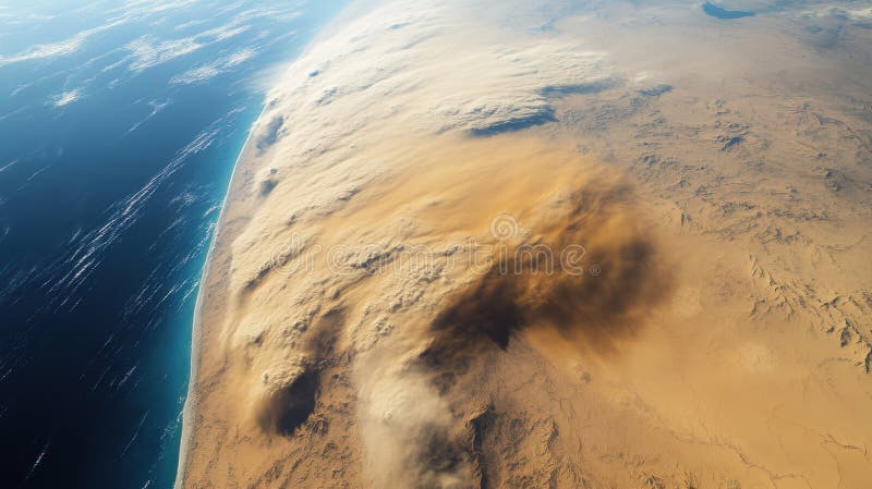 Satellite View of a Massive Sandstorm Over the Arabian Peninsula ...