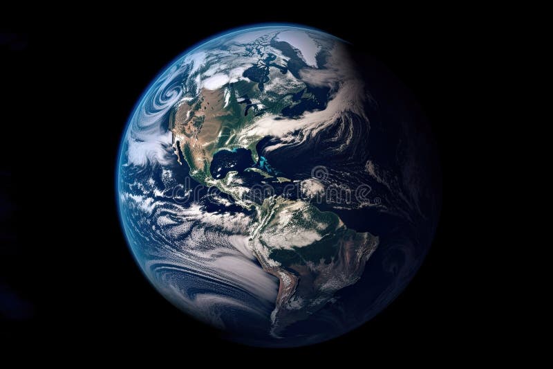 Satellite View of Planet Earth is a View of Our Planet from Space ...
