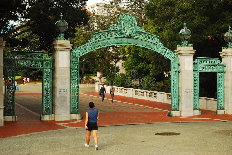 Sather Gate, Berkeley editorial image. Image of berkeley - 177136595