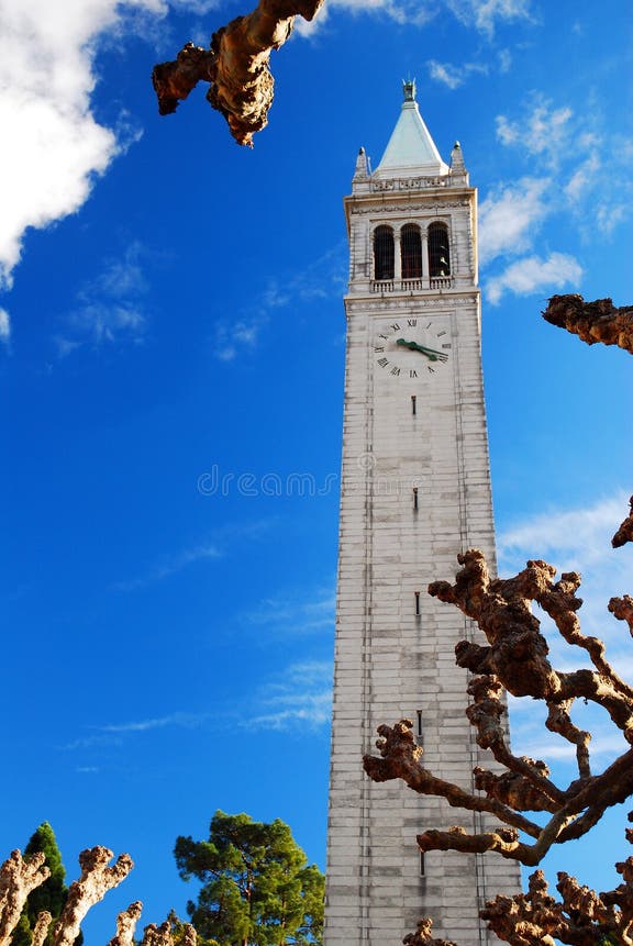 The Sather Tower stock image. Image of education, high - 241814549