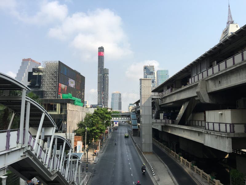 Sathon district editorial photo. Image of skyscraper - 73842716