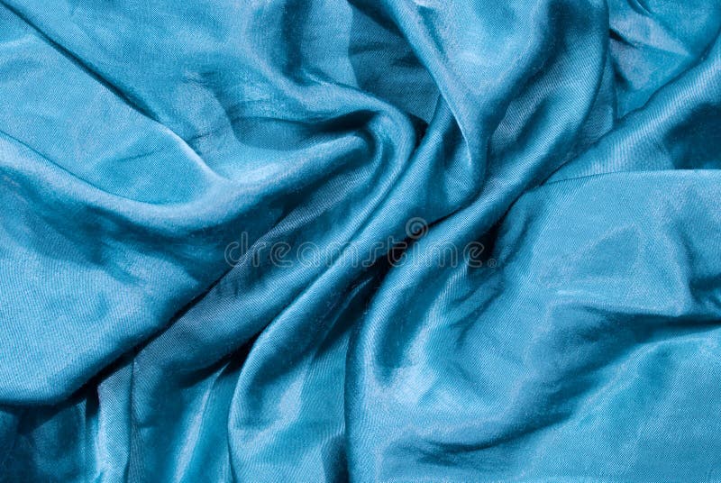 Turquoise Satin Fabric Detail Stock Image - Image of vivid, color: 25267927