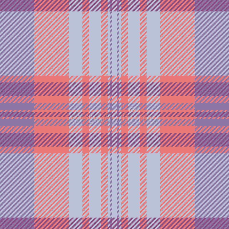 Satin Pattern Plaid Seamless, Intense Tartan Check Vector. Plain Fabric ...