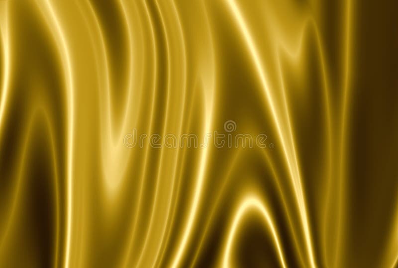 Satin Silk Background Gold Color Stock Illustration - Illustration of ...