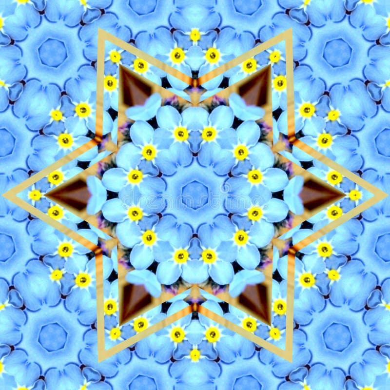 Satin star flower stock photo. Image of concentric, rendering - 107734718