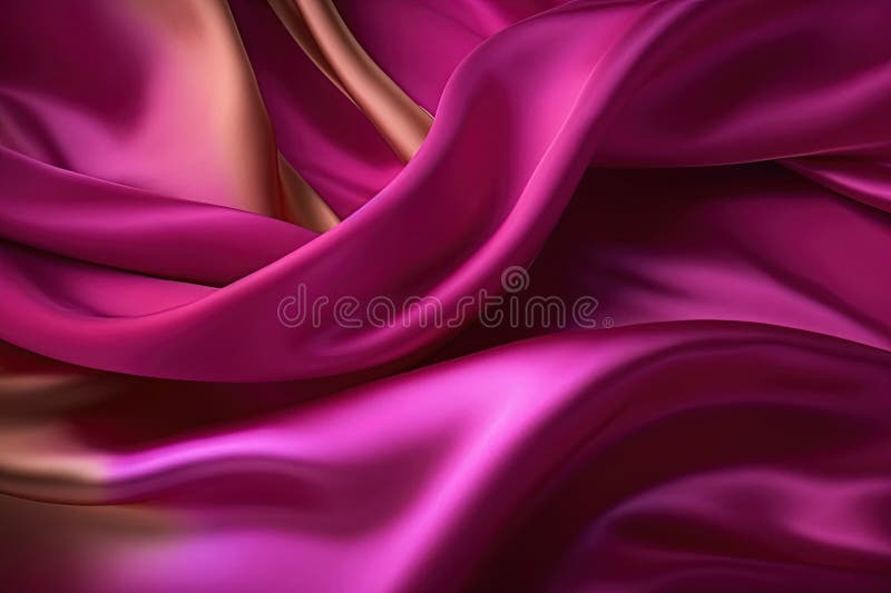 Satin Texture Magenta Fabric Background, Silk Backdrop. Generative AI ...