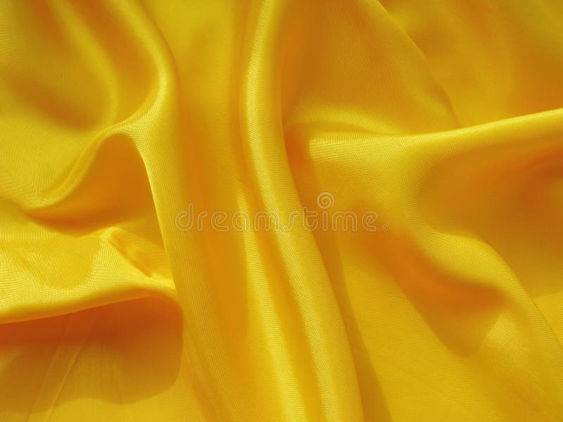 Satin yellow cloth stock image. Image of bright, abstract - 11116359
