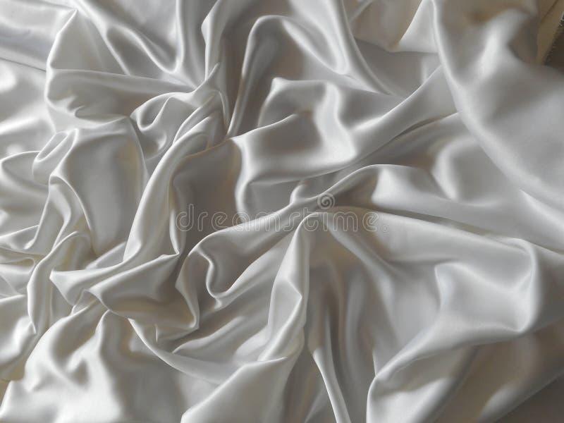 Satine Drape, White Beautiful Soft Touch Stock Image - Image of dress ...