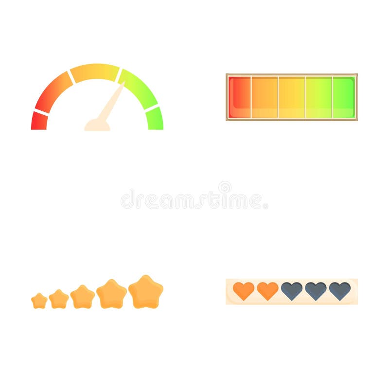 Satisfaction Counter Icons Set Cartoon Vector. Customer Satisfaction ... Satisfaction Counter Icons Set Cartoon Vector. Customer Satisfaction ...