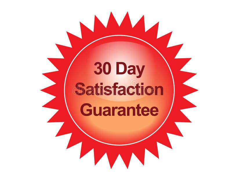 Customer Satisfaction Guaranteed Stock Vector - Illustration of ...