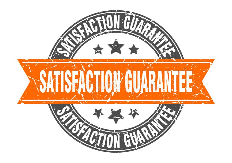 Satisfaction Guarantee Stamp Stock Vector - Illustration of vignette ...