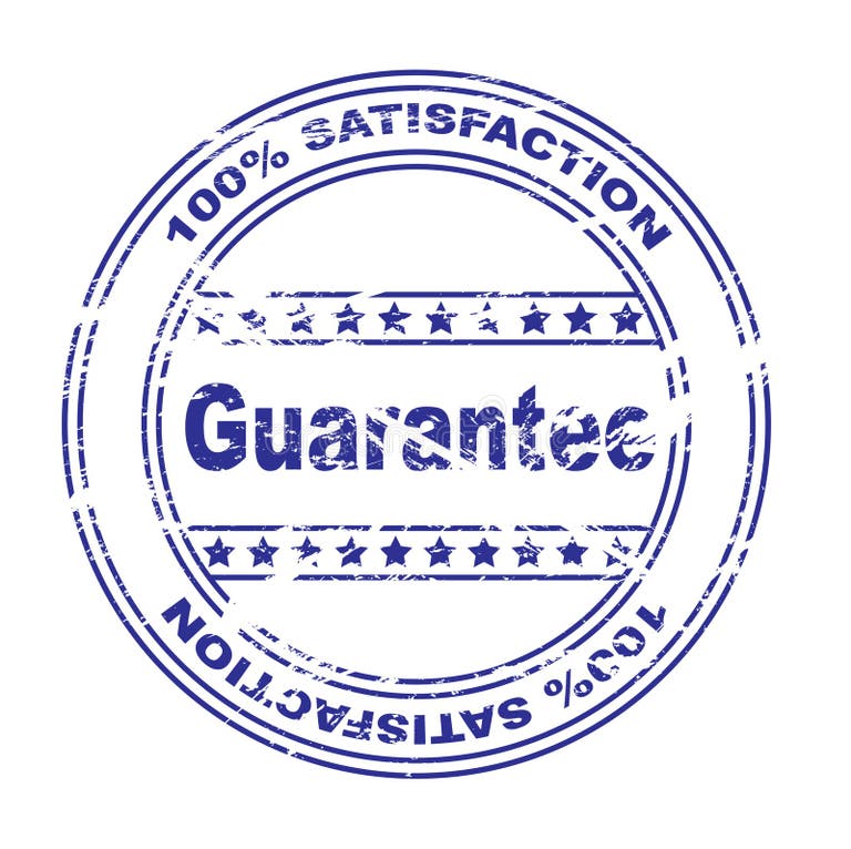 Satisfaction Guarantee Stamp (vector) Stock Vector - Illustration of ...