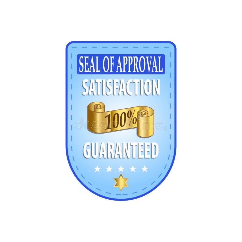 Satisfaction Guaranteed Label Stock Vector - Illustration of label ...