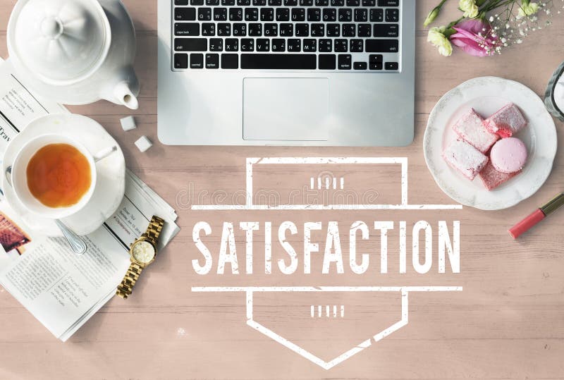 Satisfaction Happy Service Client Customer User Concept Stock Image ...