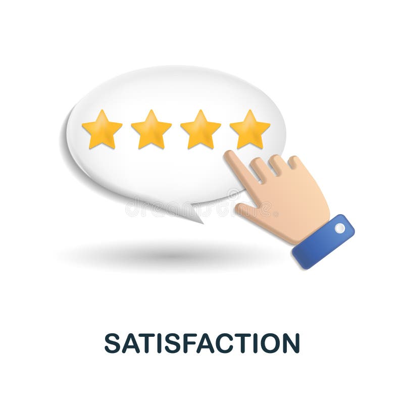 Customer Satisfaction Icon. Monochrome Simple Sign from Operation ...