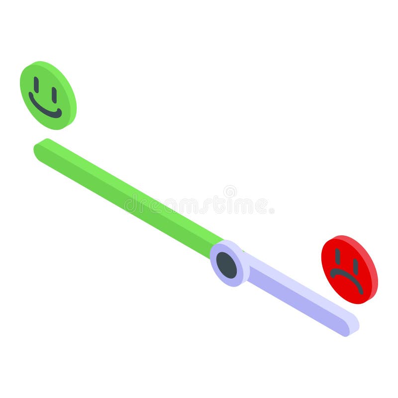Satisfaction Level Icon Isometric Vector. Customer Feedback Stock ...