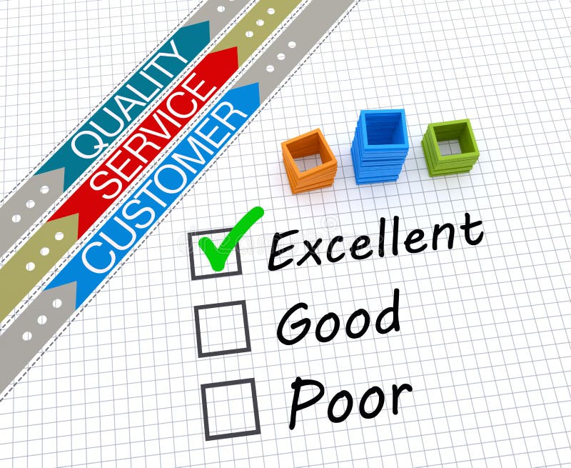 Satisfaction rating stock illustration. Illustration of experience ...