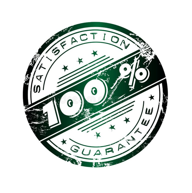 Satisfaction stamp stock vector. Illustration of rounded - 7537431