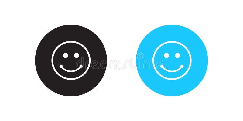 Smile Icon Vector in Trendy Isolated on White Background. Satisfied ...