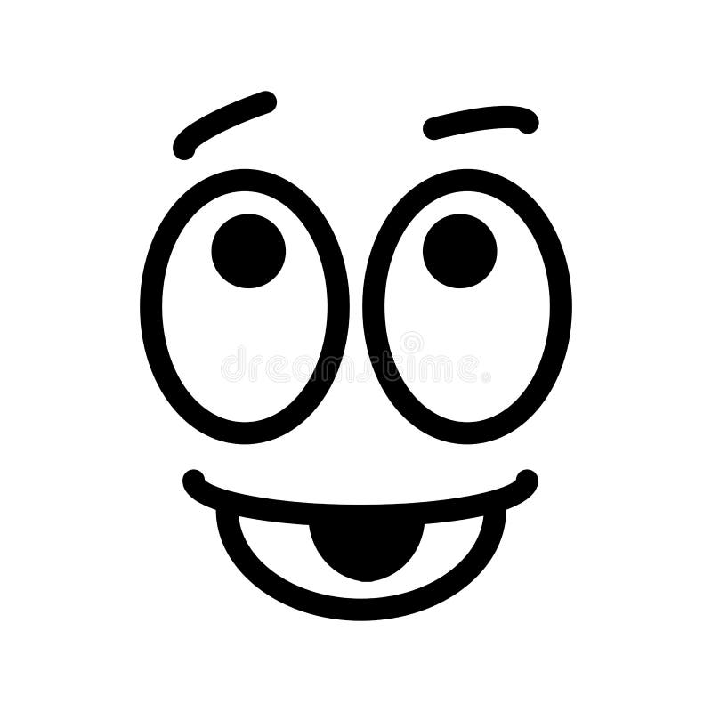 Satisfied Glad Smiley Face Emoticon Line Art Icon for Apps and Websites ...