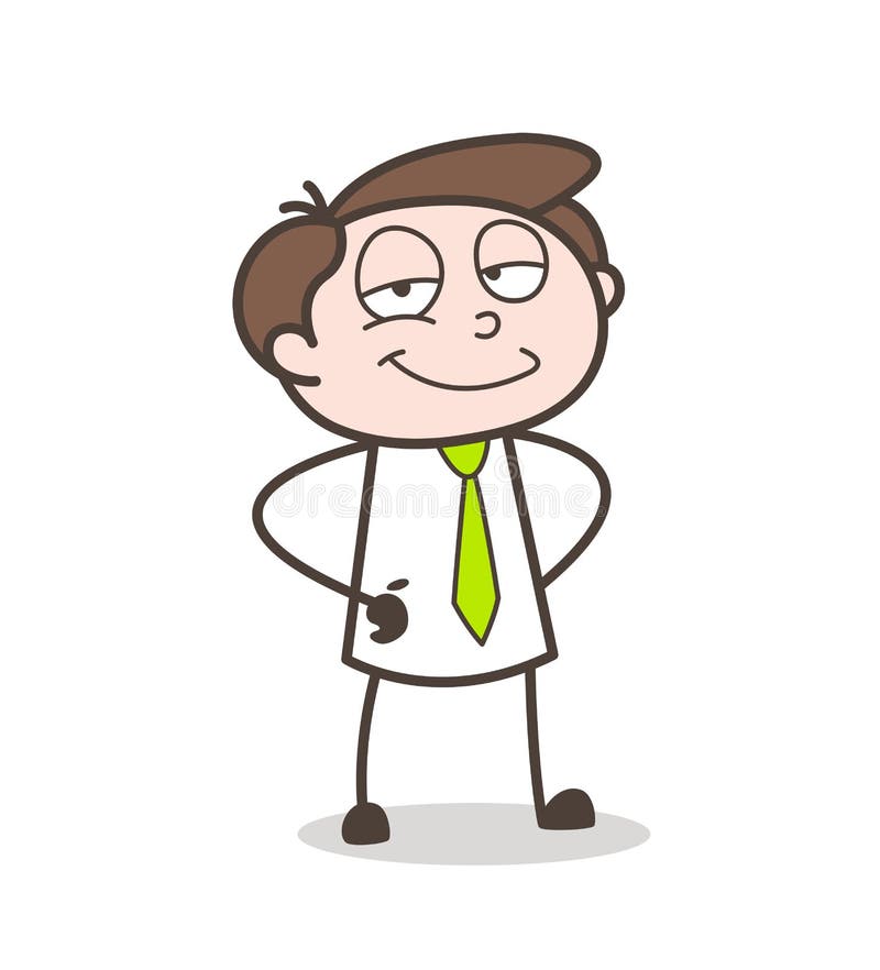 Happy Businessman Cartoon Illustration Stock Illustration ...