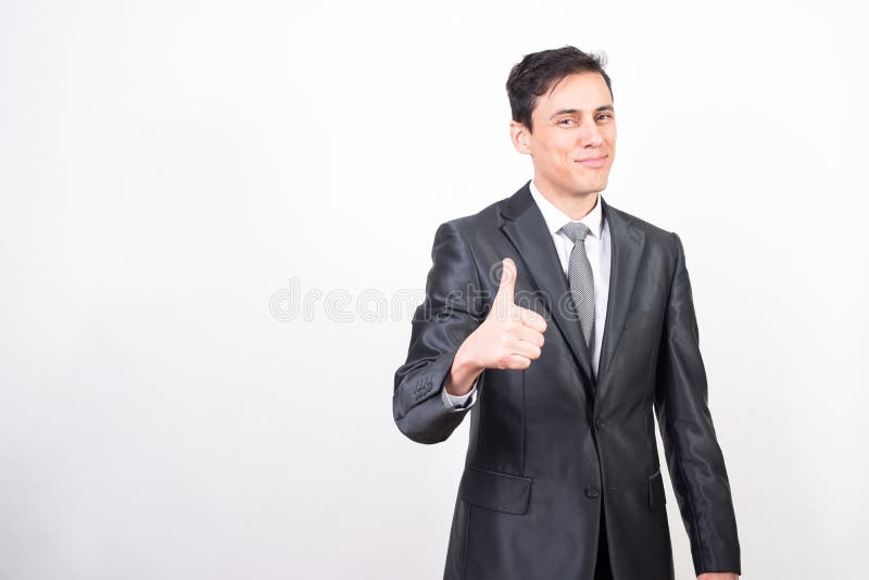 Satisfied man in suit stock photo. Image of professional - 178599606