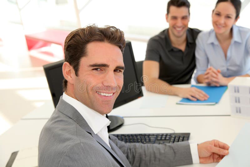 Business people talking stock photo. Image of cooperation - 11605674