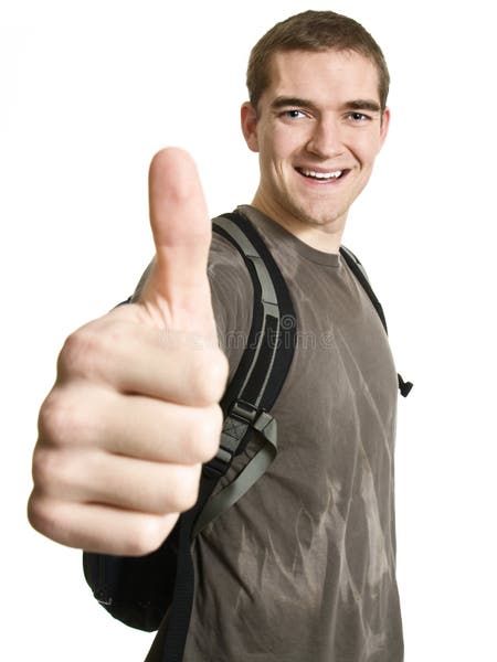 Satisfied Student stock photo. Image of years, student - 4944704