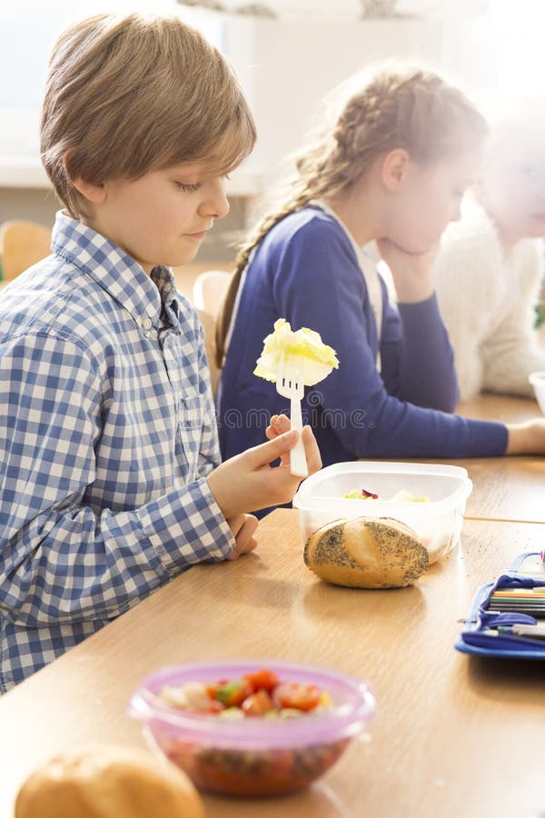 Satisfy Hunger during the Break Stock Photo - Image of respect, packed ...