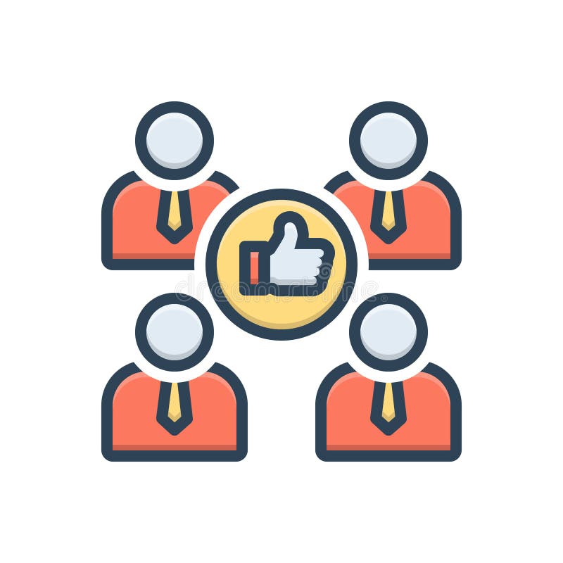 Color Illustration Icon for Satisfy, Placate and Soothe Stock ...