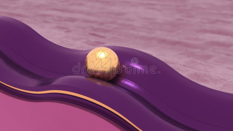 Satisfying 3D Animation a Loopable 3D Ball Oddy Illusion 4k 60fps Stock ...