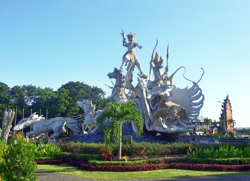 Satria Gatotkaca Statue, Bali, Indonesia Stock Photo - Image of giant ...