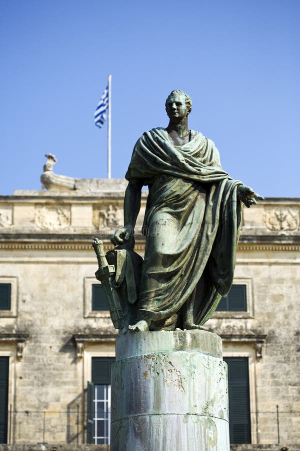 Satue of Sir Frederick Adam Stock Image - Image of george, saint: 384662375