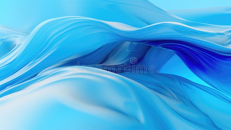 Saturated Abstract Blue Background, Abstract Illustration Stock ...