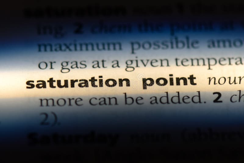 Saturation point stock photo. Image of info, saturation - 126616856