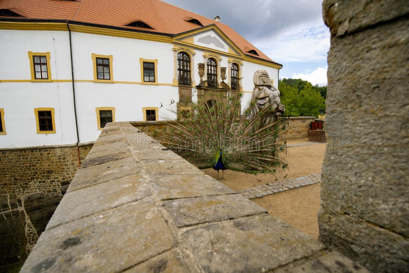 Visit to Decin Castle stock photo. Image of europe, architecture ...