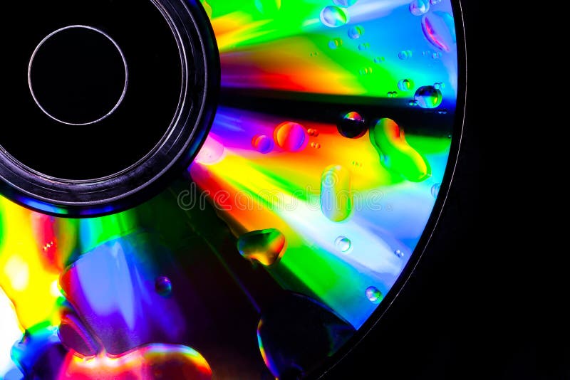 Psychedelic CD stock image. Image of multicolored, texture - 29973995