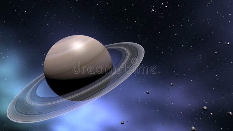 Saturn and Comets Alligned in Space Stock Video - Video of mystic ...