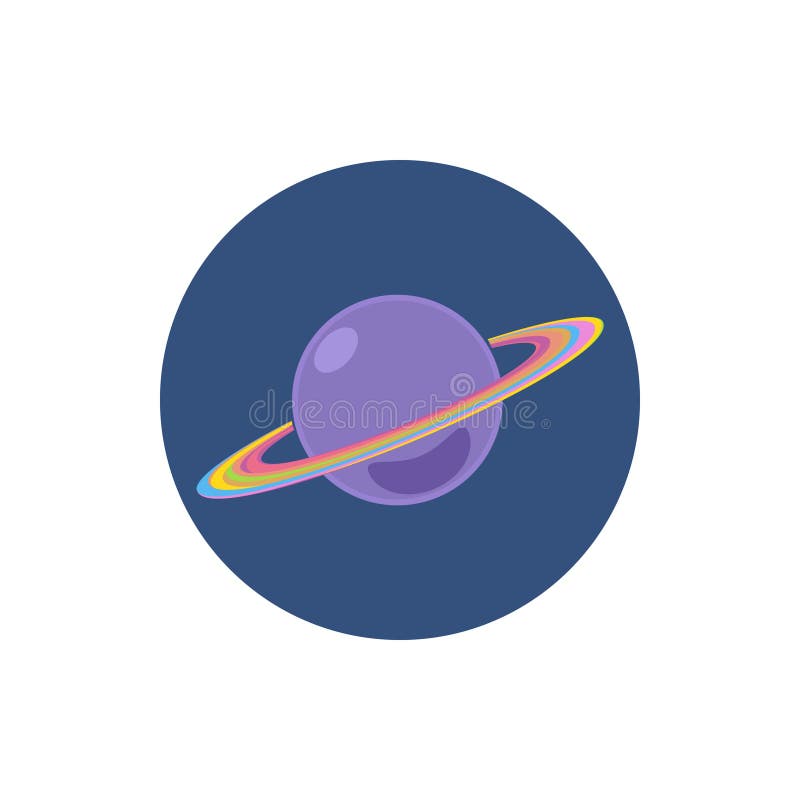 Saturn Icon, Planet Icon, Vector Illustration Stock Vector ...
