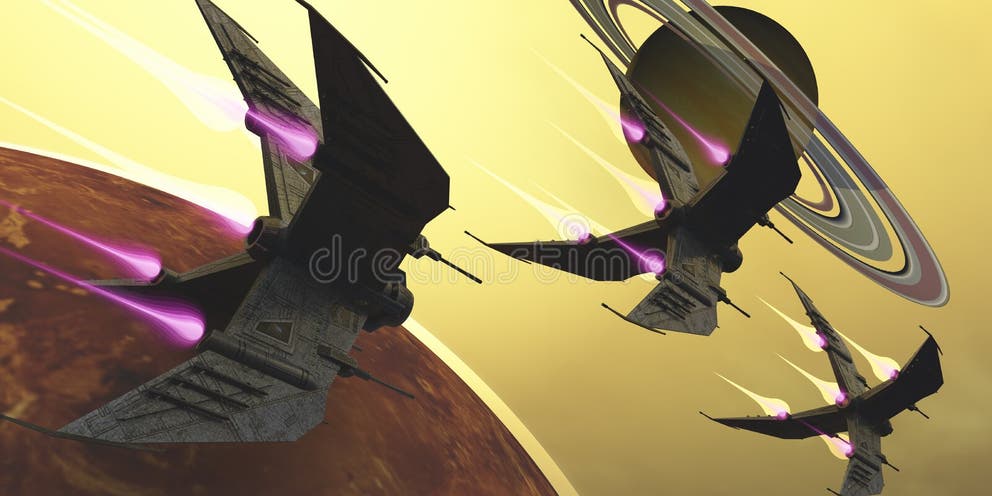 Saturn-Mond-Explosion stock abbildung. Illustration von reise - 49153407