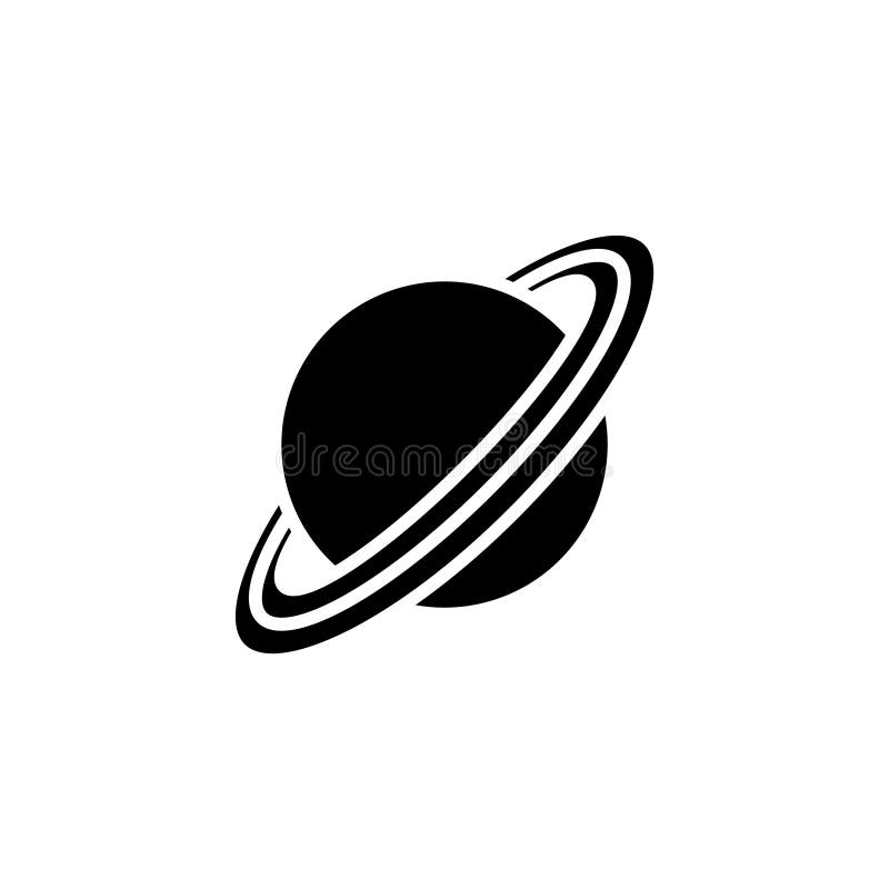 Jupiter Planet Icon Thin Line, Linear, Outline Vector. Jupiter Planet ...