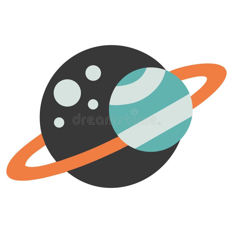 Saturn Planet Rings Space Astronomy Stock Vector - Illustration of ...