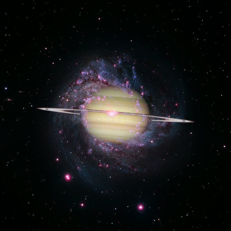 Saturn - Planet of the Solar System. Elements of this Image Furnished ...